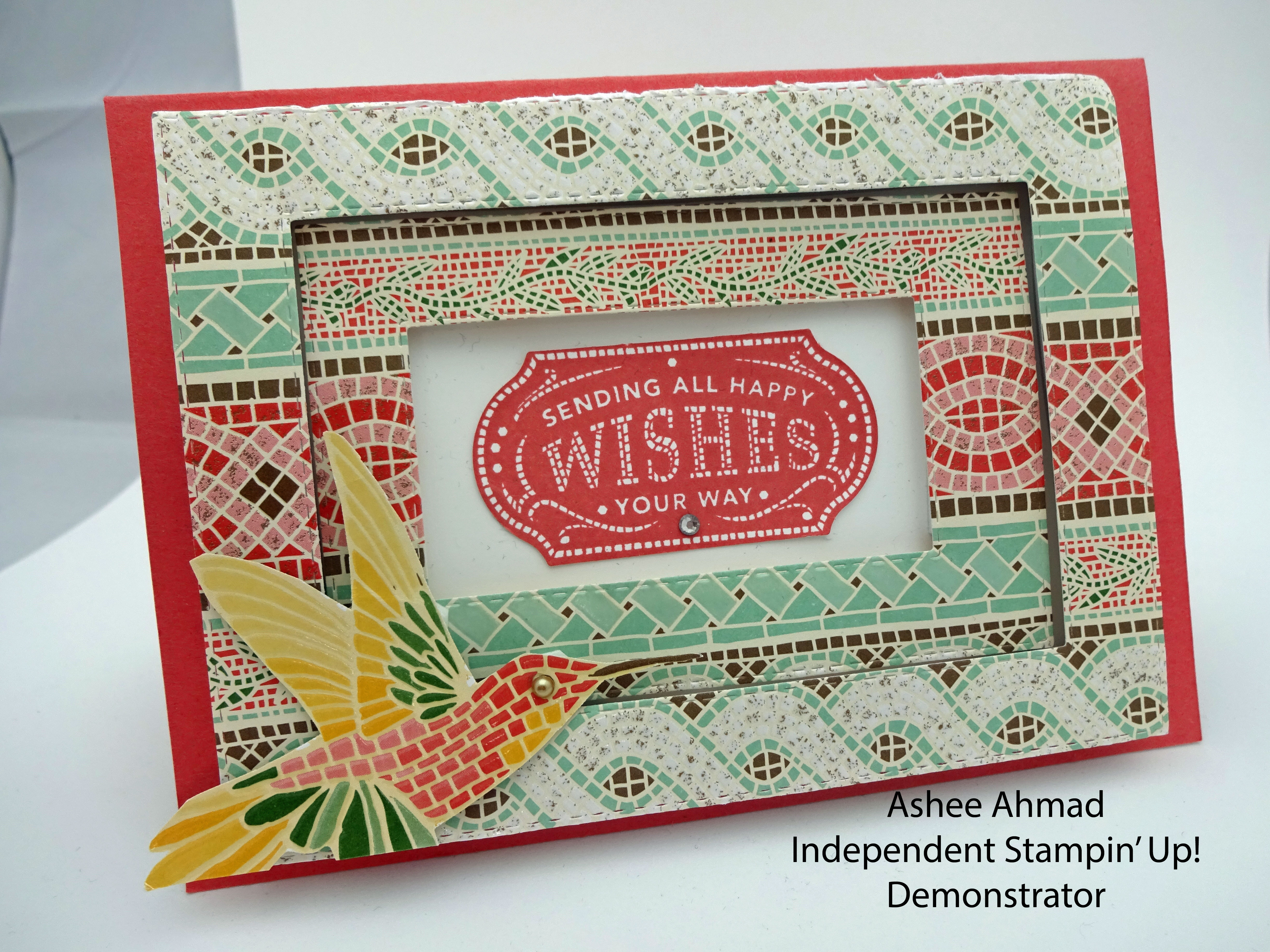 Memorable Mosaic Sunken Birthday Card – Crafting with Ashee