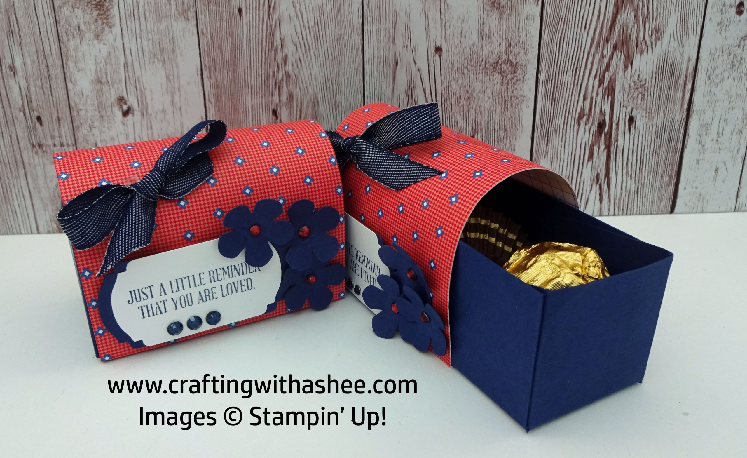 How to Make a Curved Top Gift Box - Choco Treat – Crafting with Ashee ...