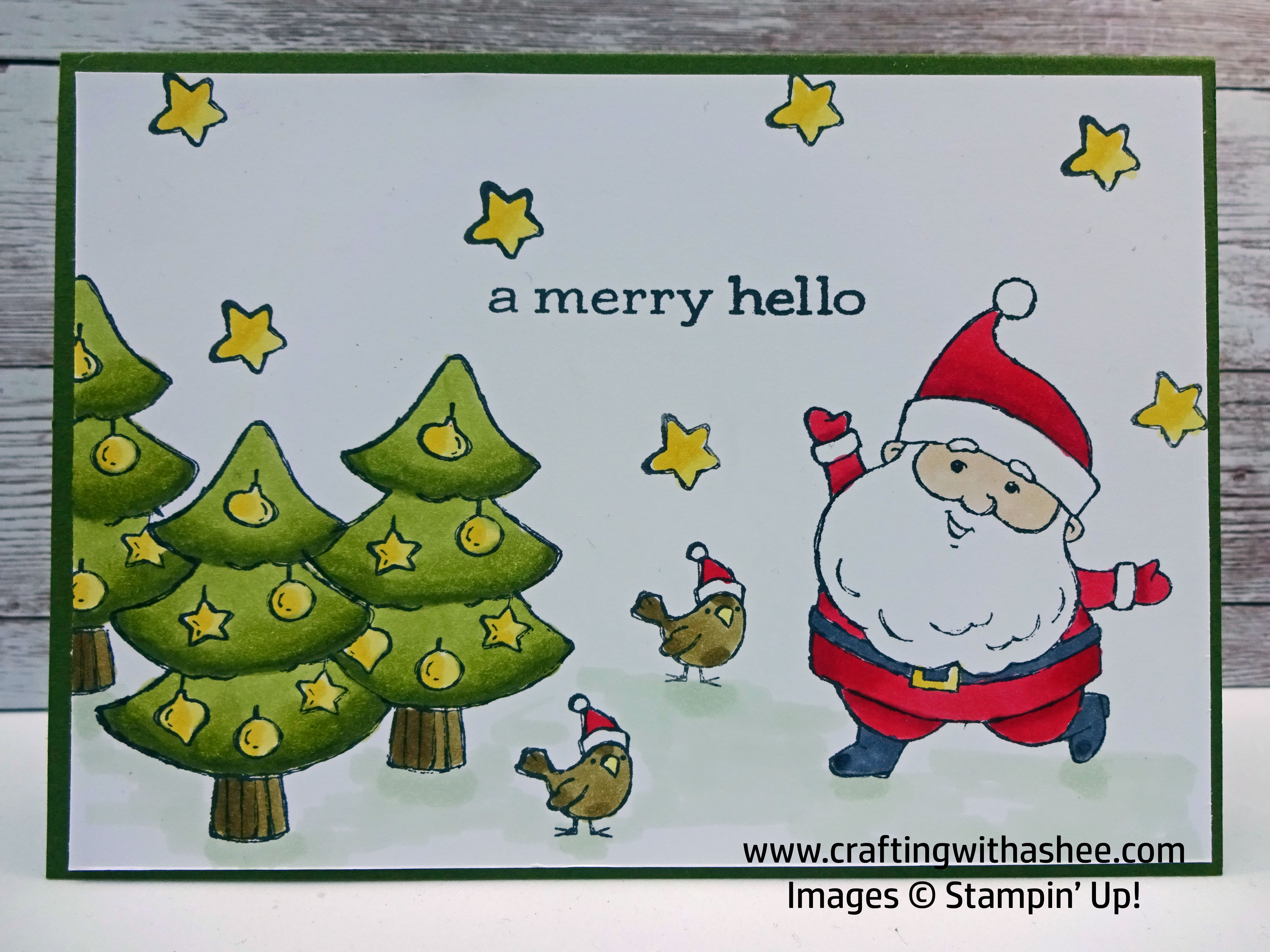 How to use the Be Jolly Stamp Set - Colouring – Crafting with Ashee ...
