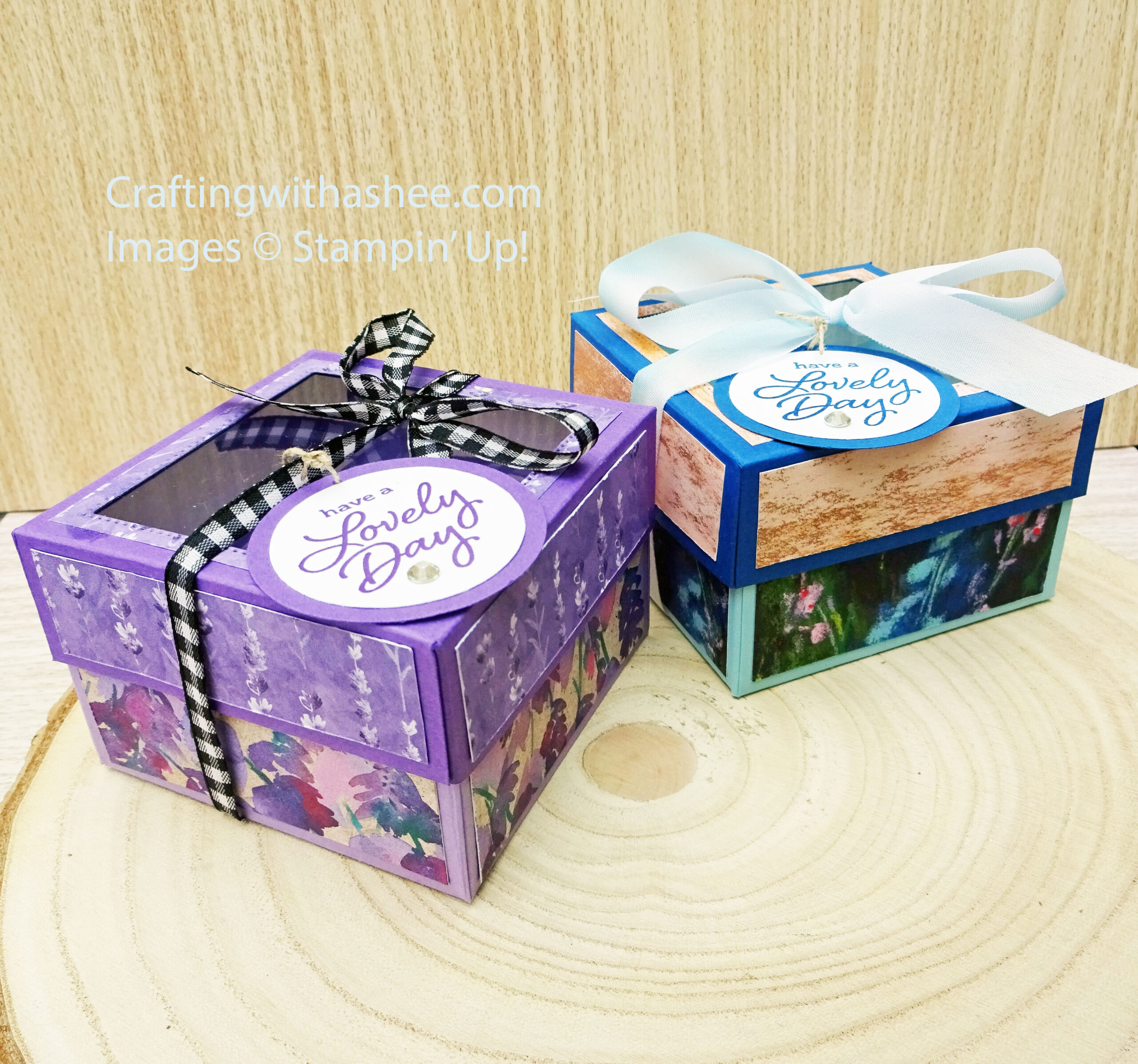 How to Make a Square Box with a Viewing Window – Crafting with Ashee ...