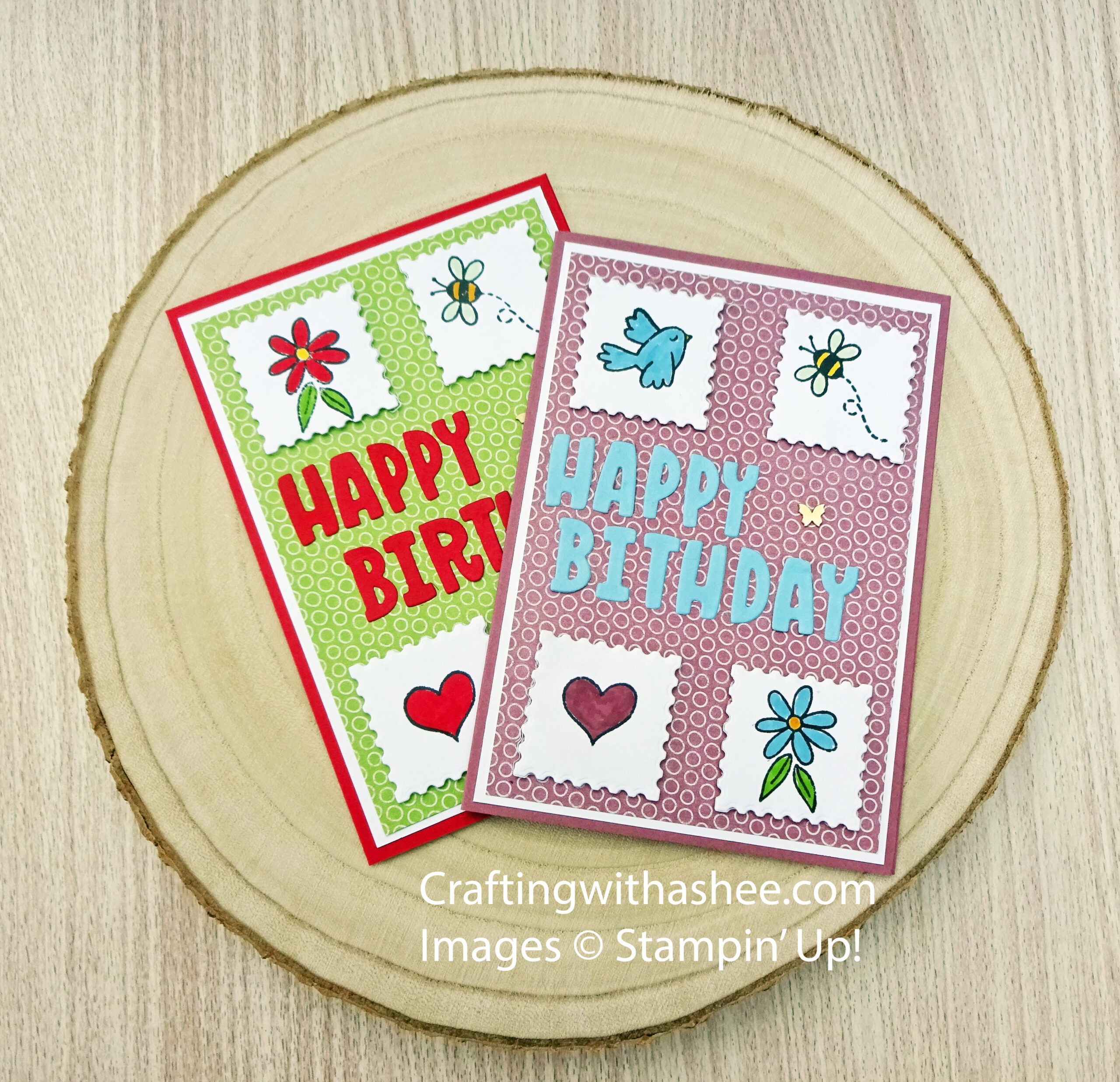Make an Easy Grid Style Birthday Card – Crafting with Ashee ...