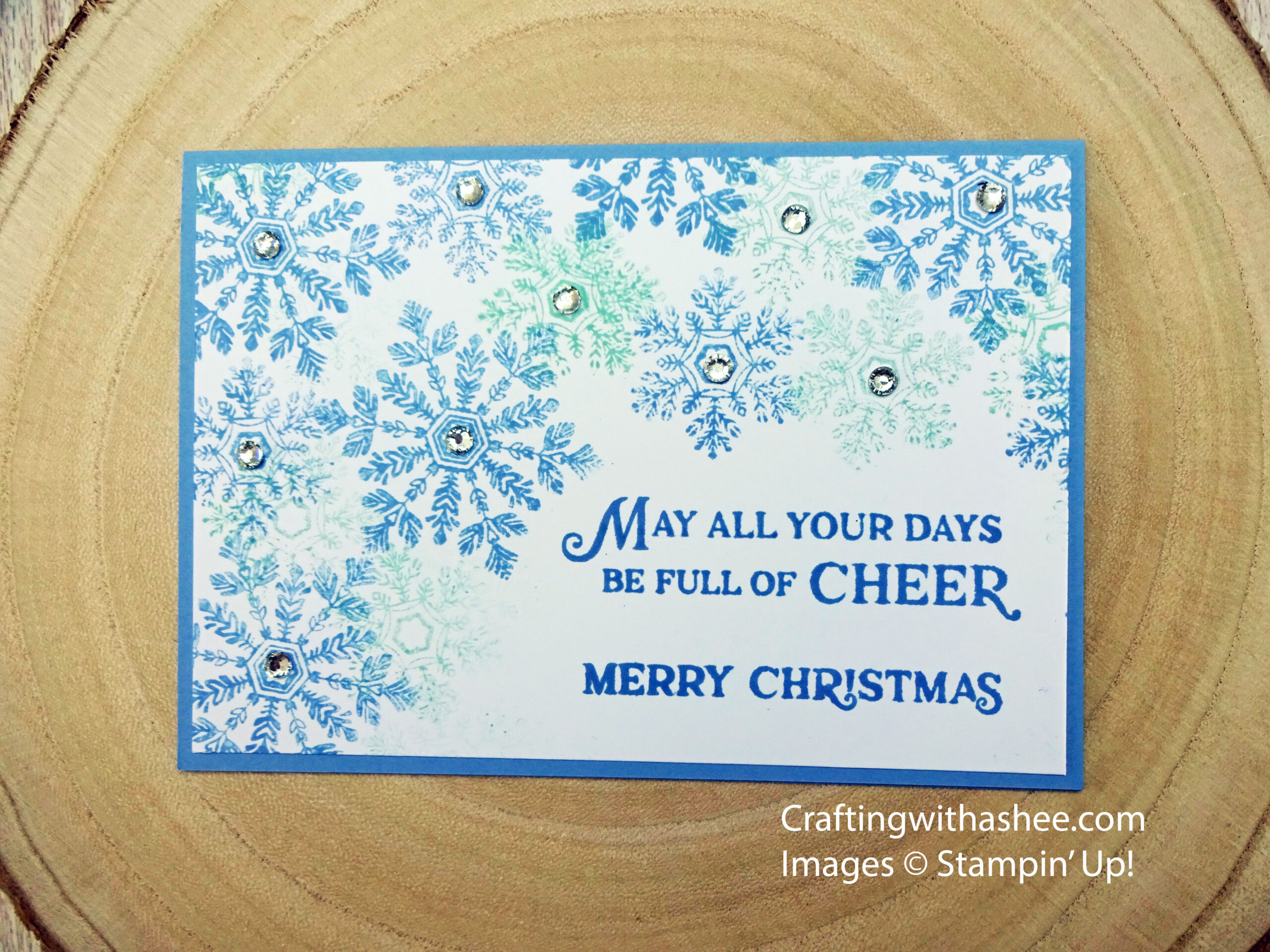 How to Make a Simple Tonal Snowflake Christmas Card – Crafting with ...