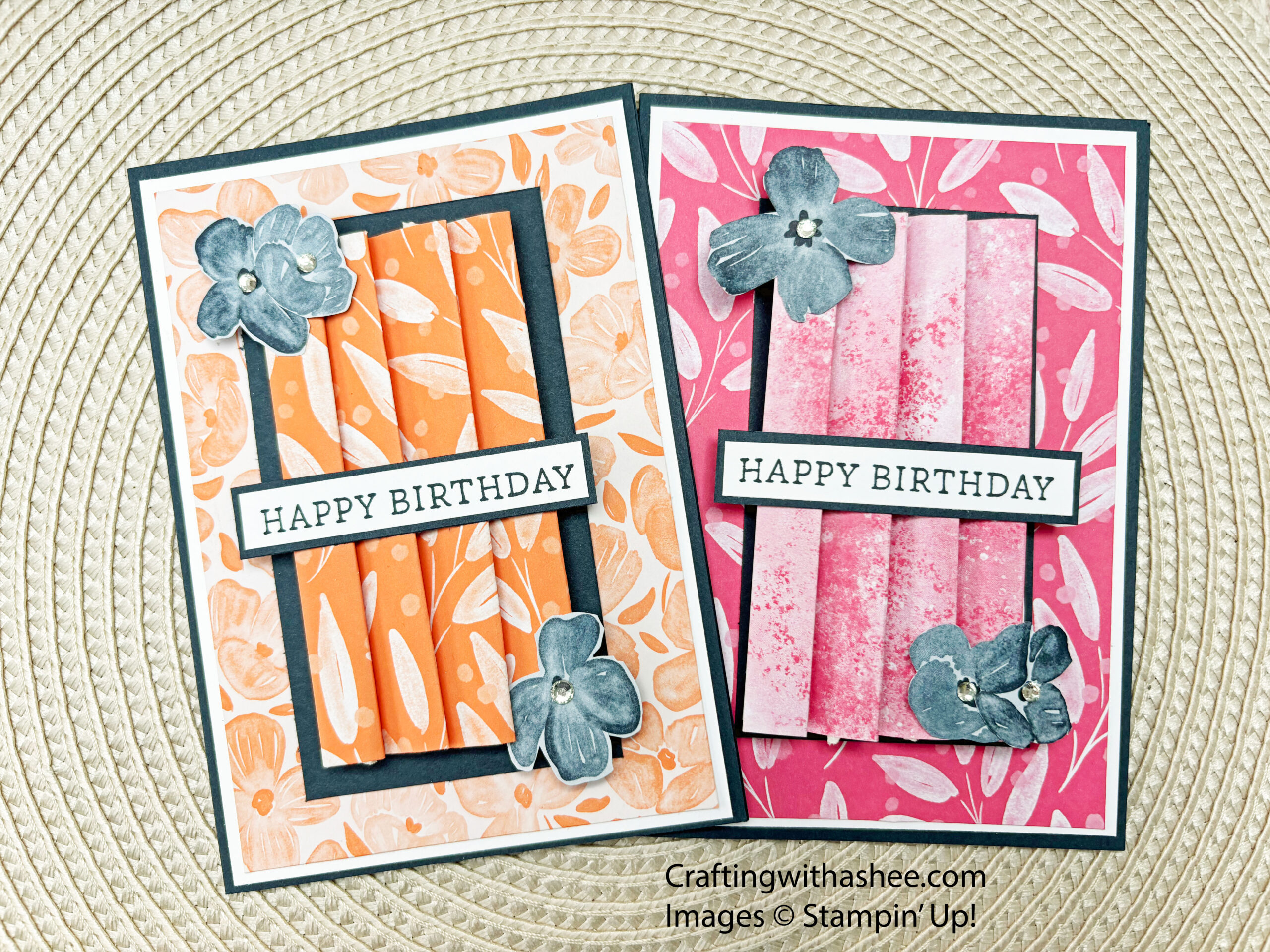 Easy Pleat Fold Card - New 2025 In Colours – Crafting with Ashee ...